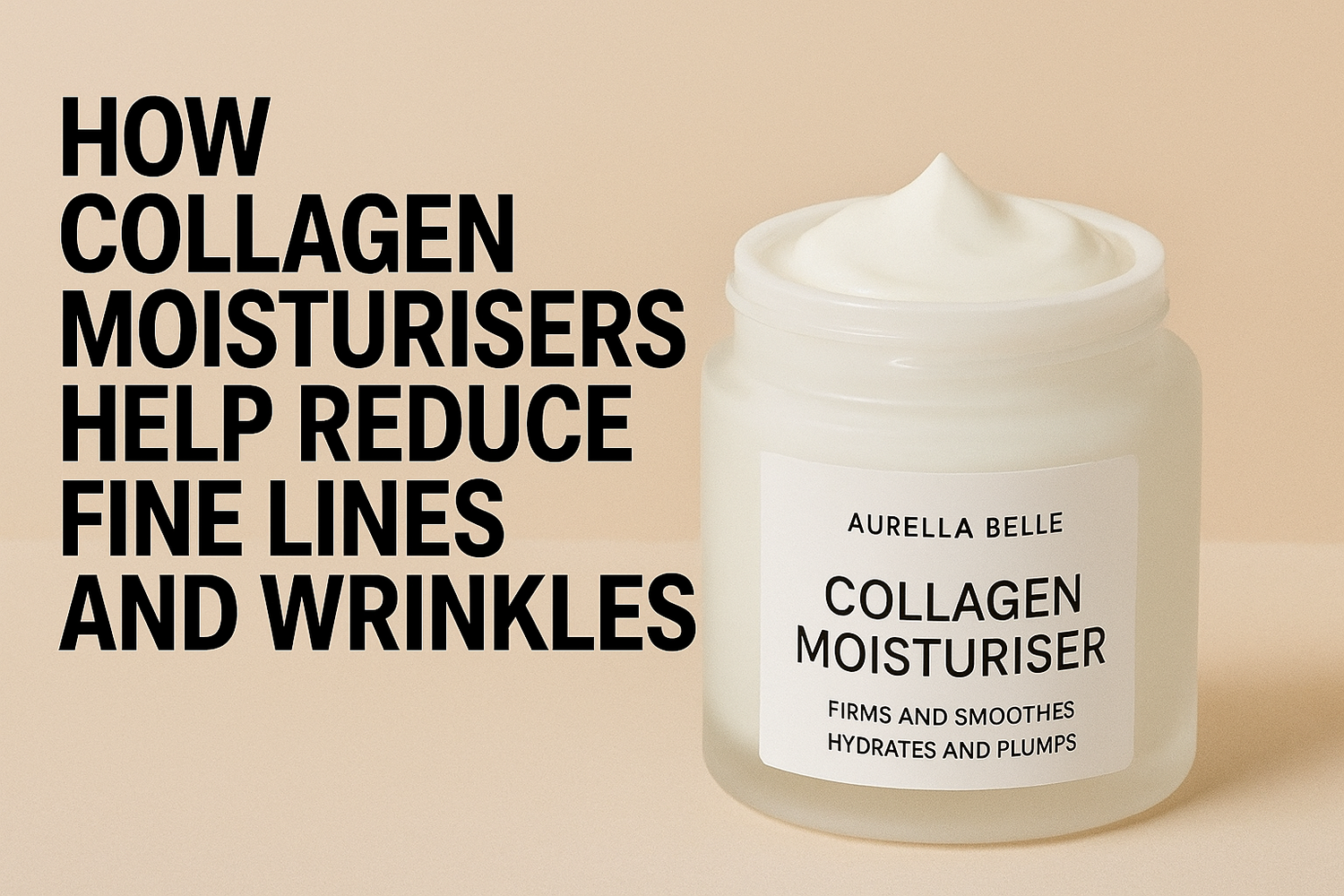How Collagen Moisturiser Help Reduce Fine Lines and Wrinkles – Aurella ...